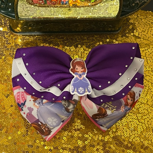 Handmade | Accessories | Sofia The First Hair Bow | Poshmark